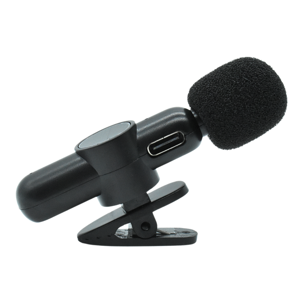 Micrófono doble Inalámbrico Tipo C Android Negro - Tecnología AltérCo